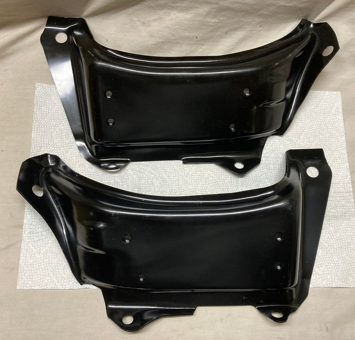 68 69 70 71 72 Nova Rear Bumper Brackets (Pair) 1968 1969 1970 1971 19 ...