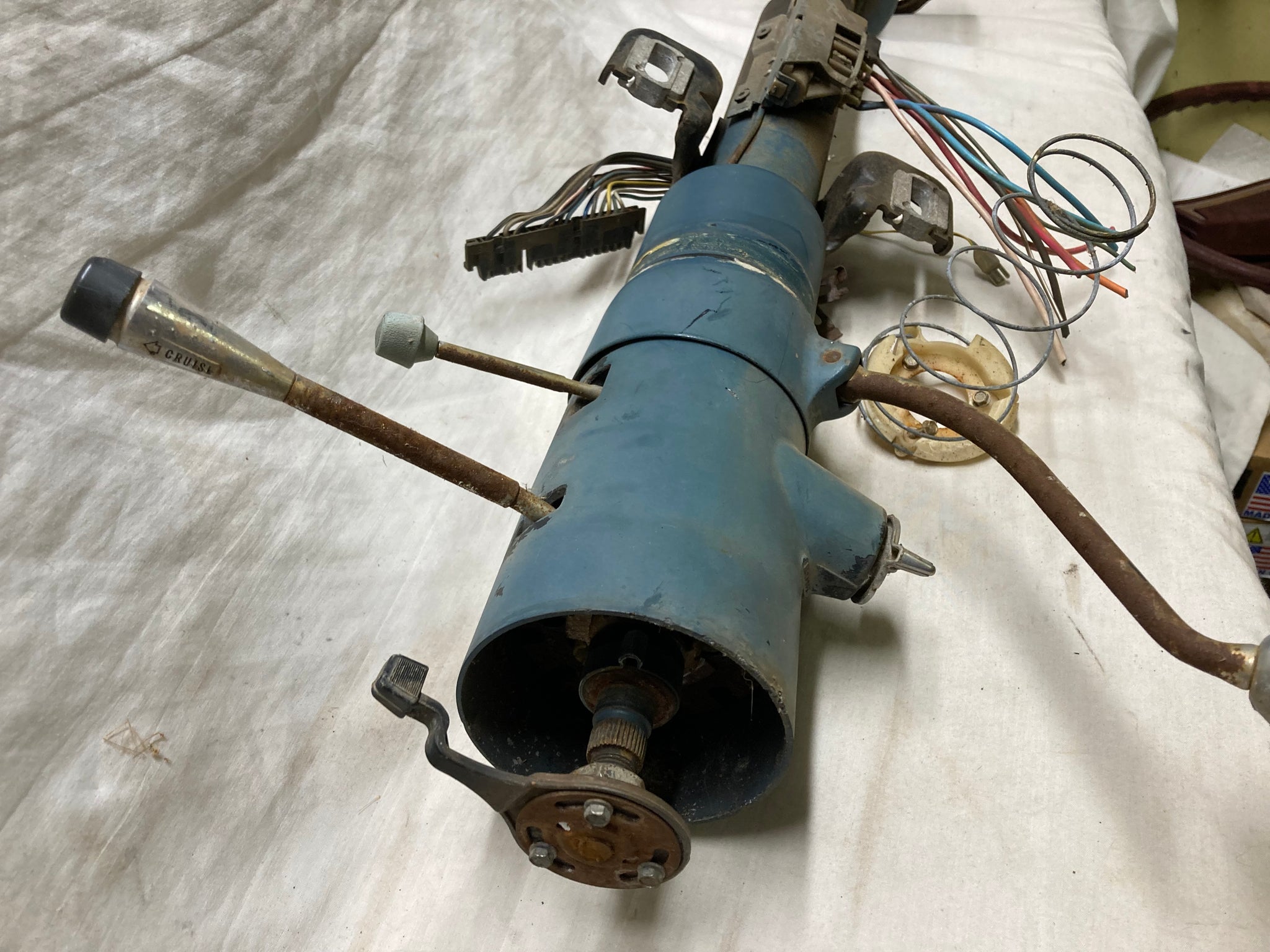 77 Cadillac DeVille Tilt Telescopic Steering Column (Original) 1977 ...